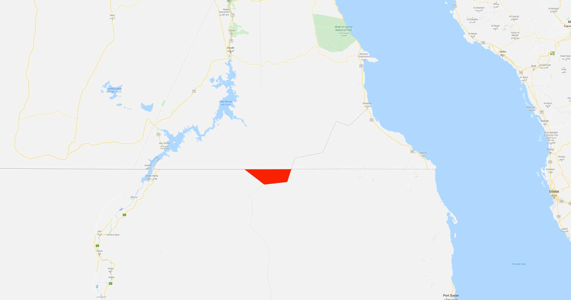 Bir Tawil - Egypt - PlaceMania