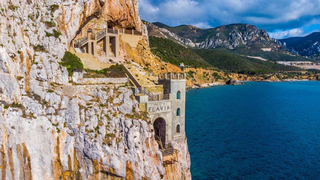 Porto Flavia - Sardínia - PlaceMania