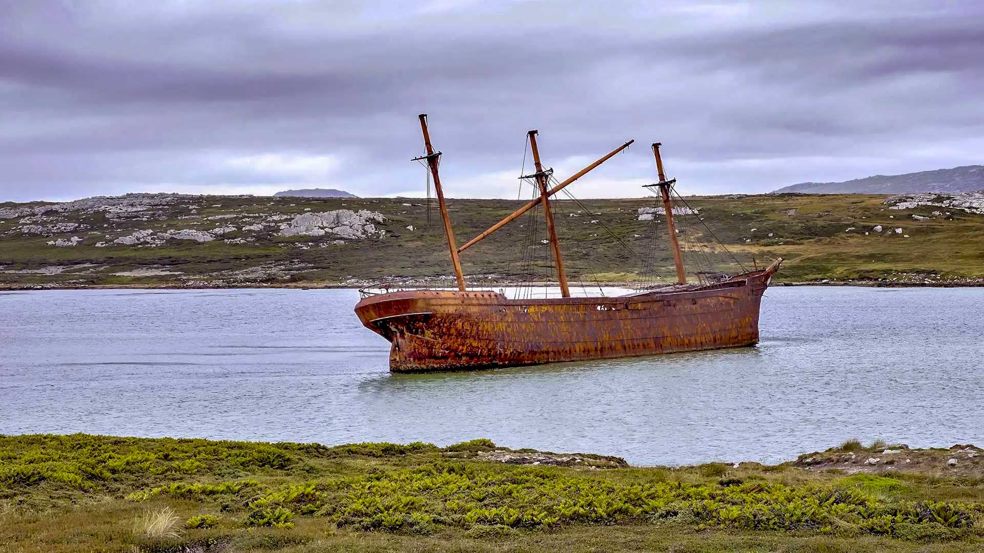 Vrak lode Lady Elizabeth - Falklandy - PlaceMania